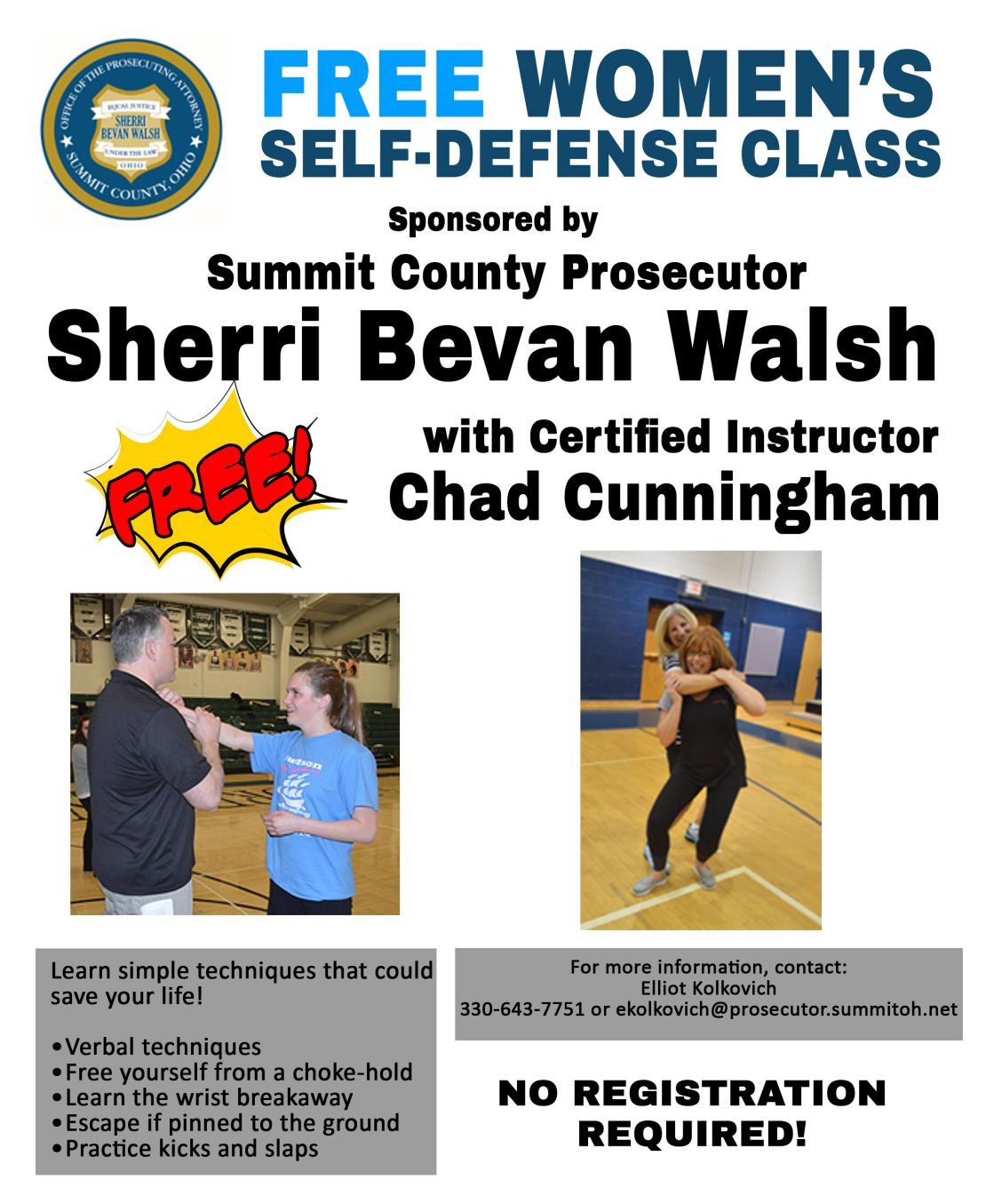 Self-Defense Classes : Prosecutor's Office, Summit County, Ohio